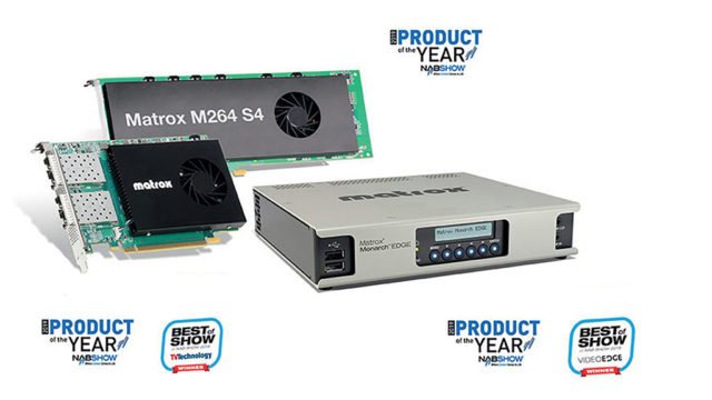 Sonovision - Matrox cinq fois récompensé sur le NAB 2019