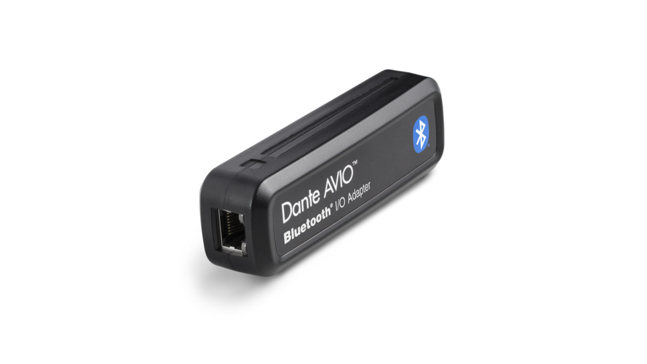 Sonovision - Un adaptateur Bluetooth Dante chez Audinate