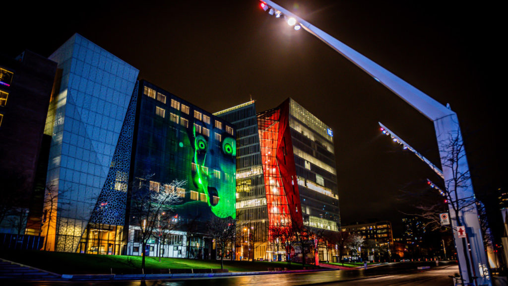 Sonovision - Panasonic investit dans le Quartier des spectacles de Montréal