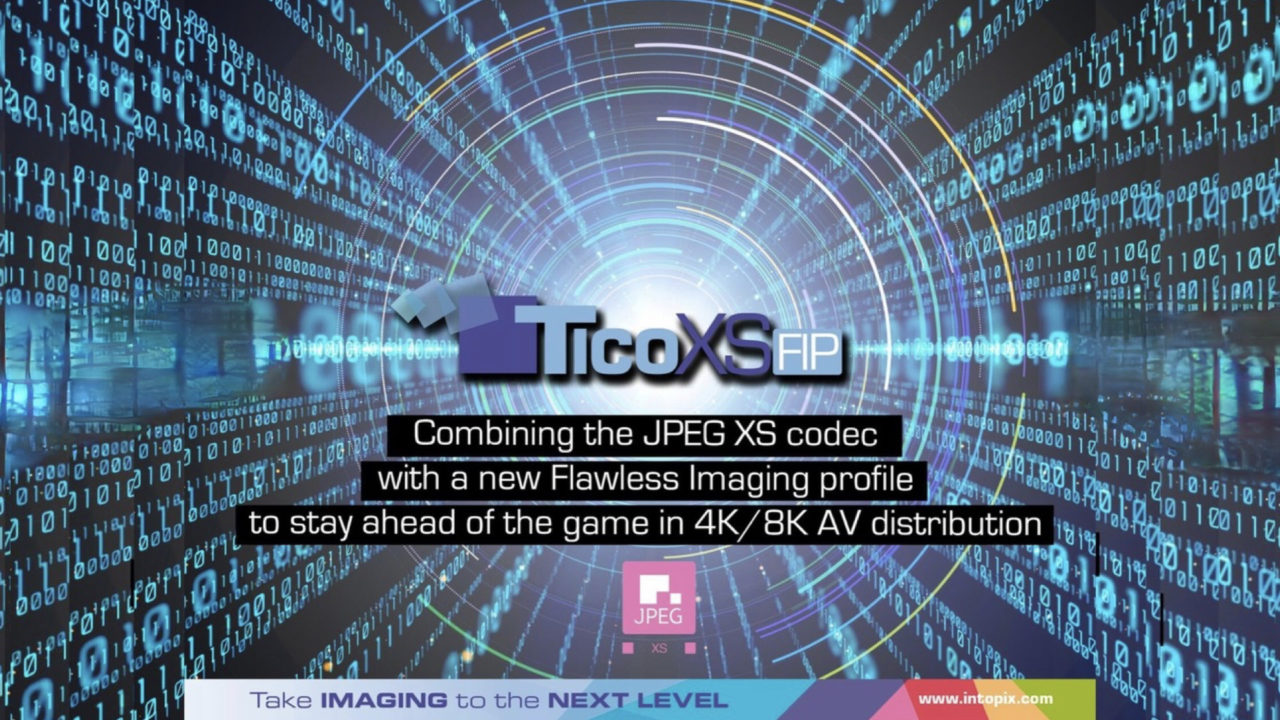 Sonovision - TicoXS FIP, le nouveau produit intoPIX pour 4K & 8K AVoIP & WIFI-6