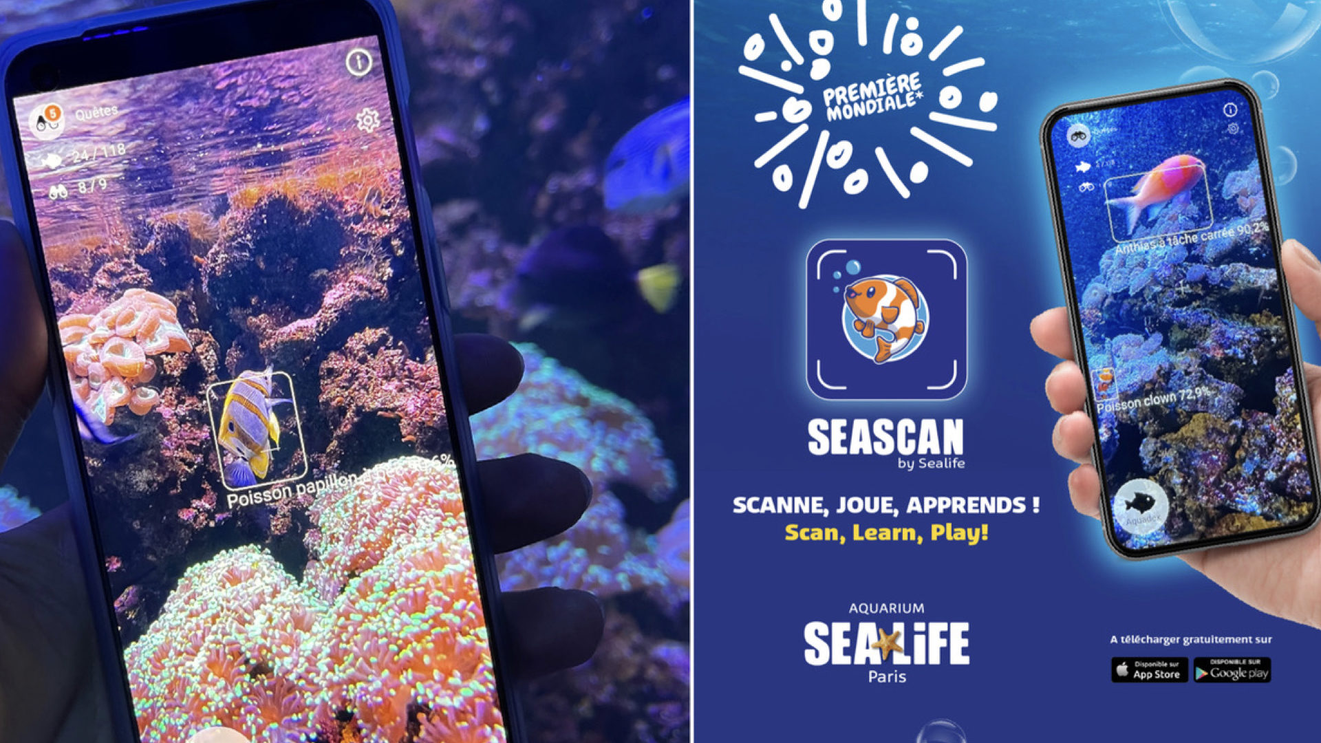 Sonovision - L'application Sea Life Paris, à mi-chemin entre pédagogie ...