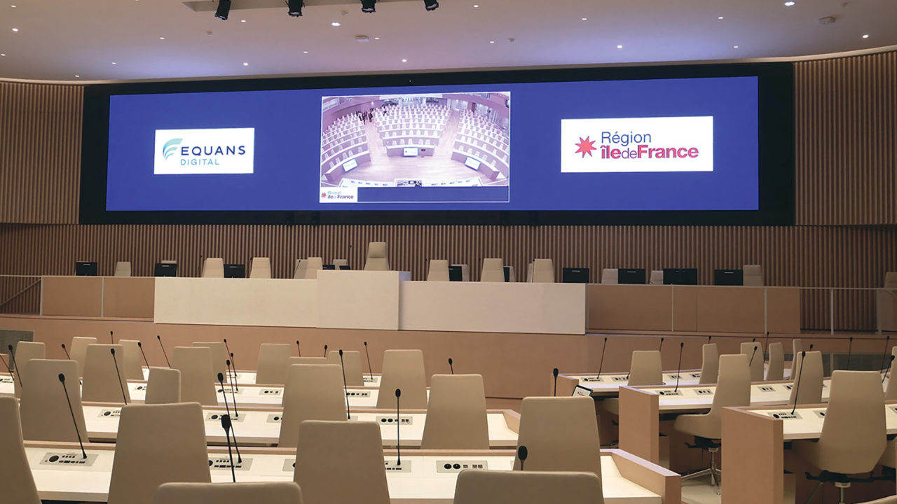 Sonovision - Equans Digital équipe le nouveau siège de la Région IDF