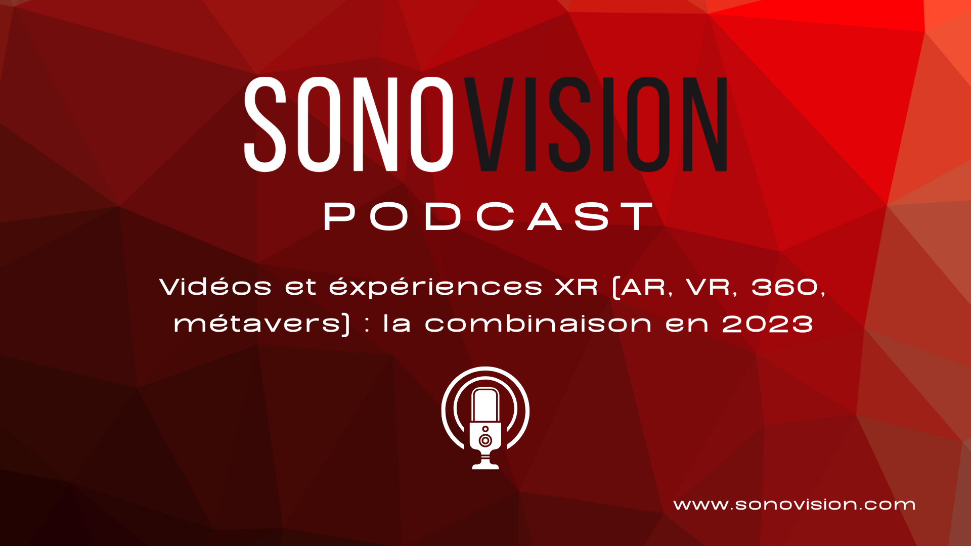 Sonovision - Vidéos et expériences XR : la combinaison gagnante en 2023